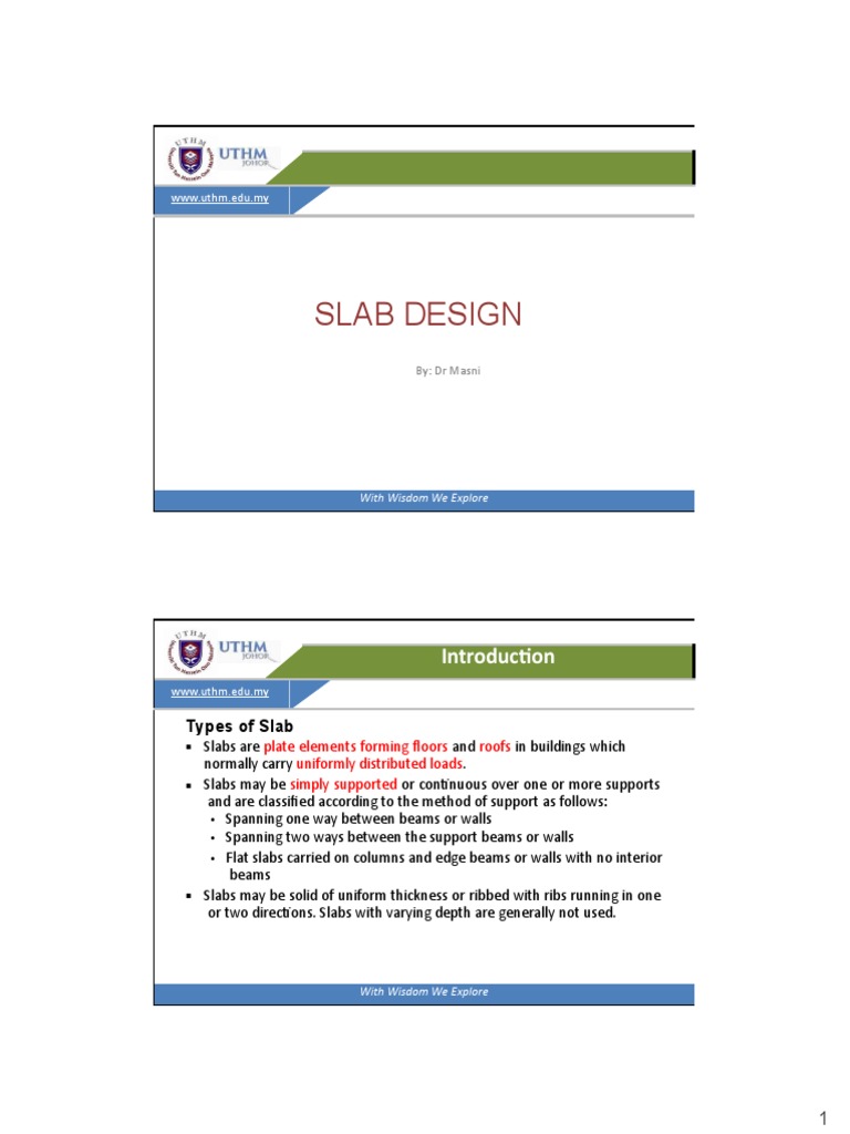 Slab Design and Analysis Techniques | PDF | Beam (Structure) | Bending