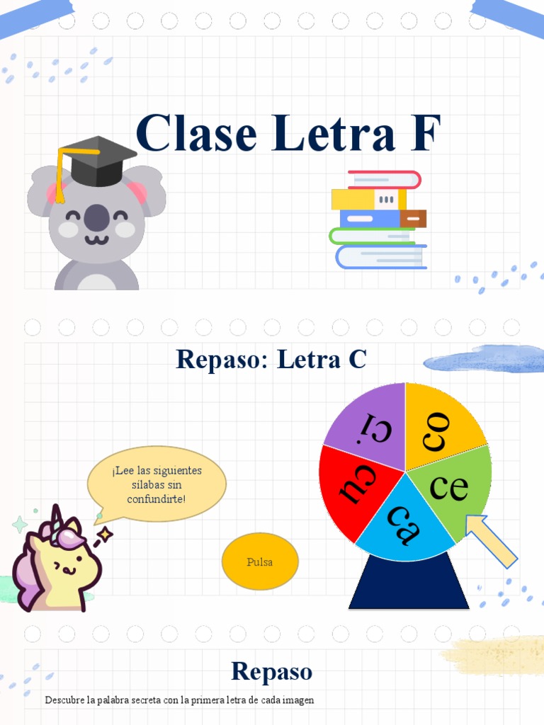 Clase Letra F | PDF