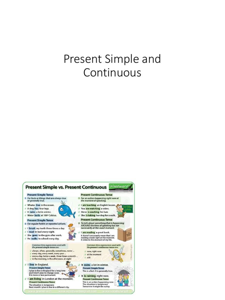 23165623 Present Simple Vs Progressive PDF