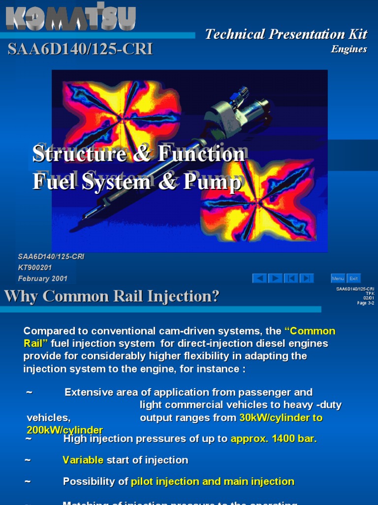 CRI, S&F, Fuel System (Modified) | PDF | Fuel Injection | Diesel Engine