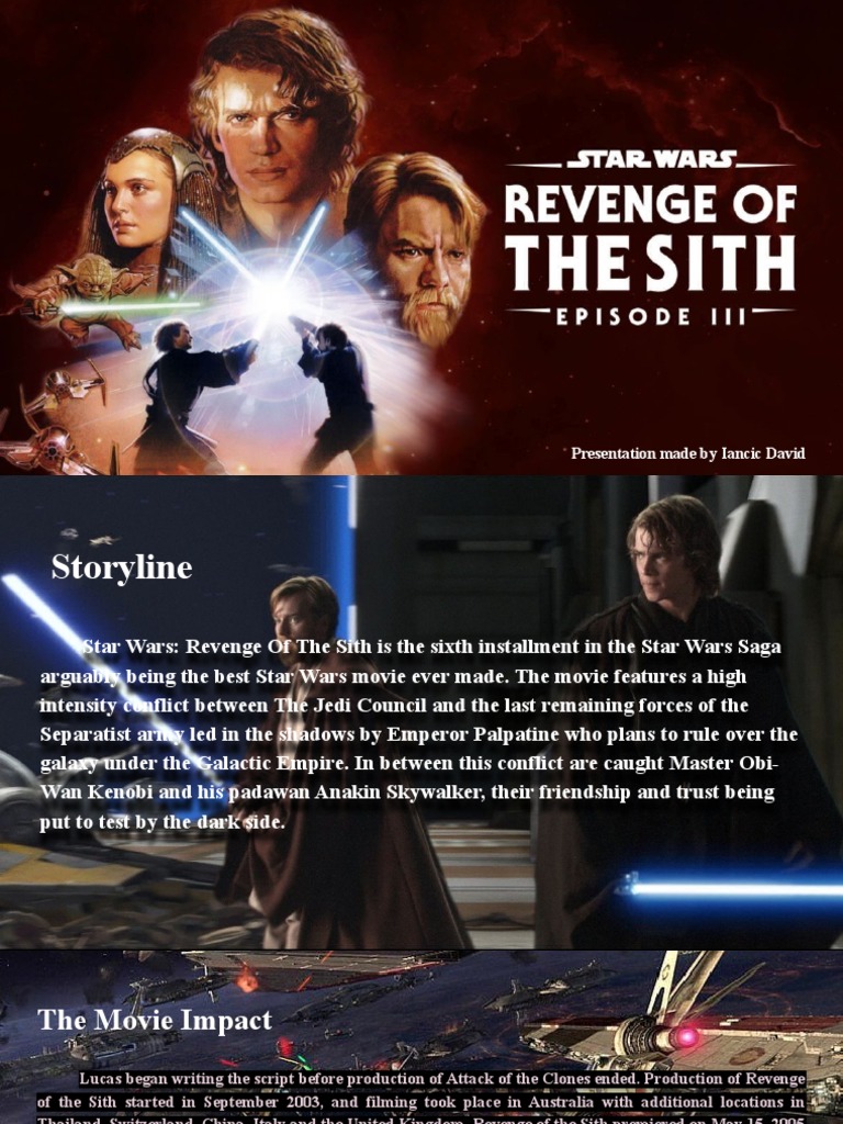 Star Wars - Revenge of The Sith | PDF | Sith | Jedi