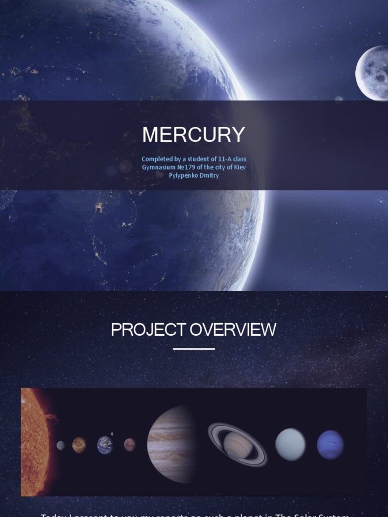Mercury: Completed by A Student of 11-A Class Gymnasium 179 of The City ...