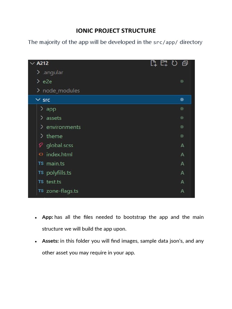 01 Ionic Project Structure | PDF | Computer File | Directory (Computing)