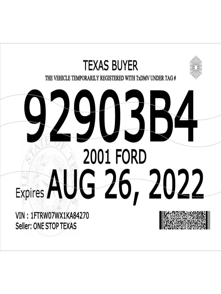 2001 FORD: Texas Buyer | PDF | Land Vehicles | Manufactured Goods