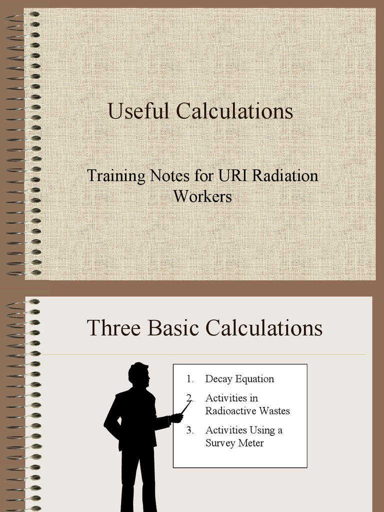 Radioactivity Calculations | PDF | Radioactive Decay | Forms Of Energy