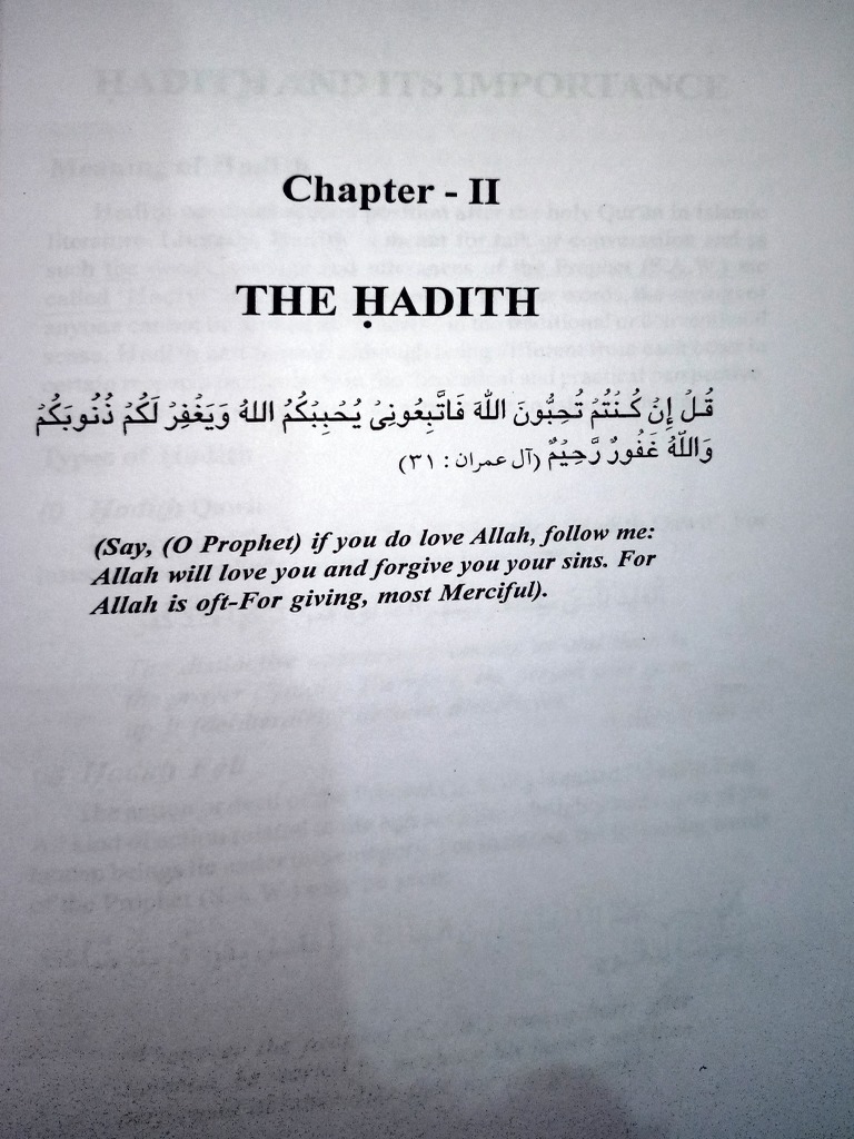Importance of Hadith in Islam | PDF | Hadith | Prophets And Messengers ...