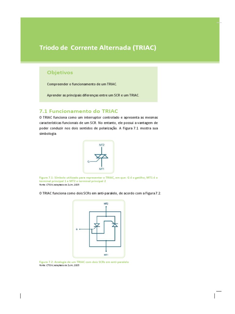 TEORIA Triac AC | PDF | Rede elétrica | Energia elétrica
