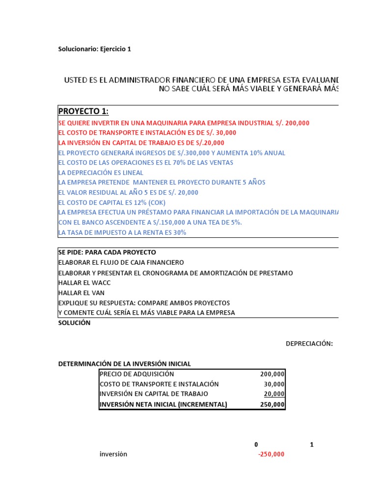 Semana 7 - EVA Y WAAC | PDF | Amortización (Negocio) | Contabilidad