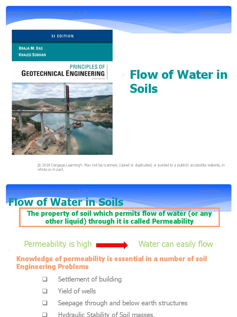 Unit 4 Flow of Water in Soil | PDF | Soil Mechanics | Fluid Dynamics