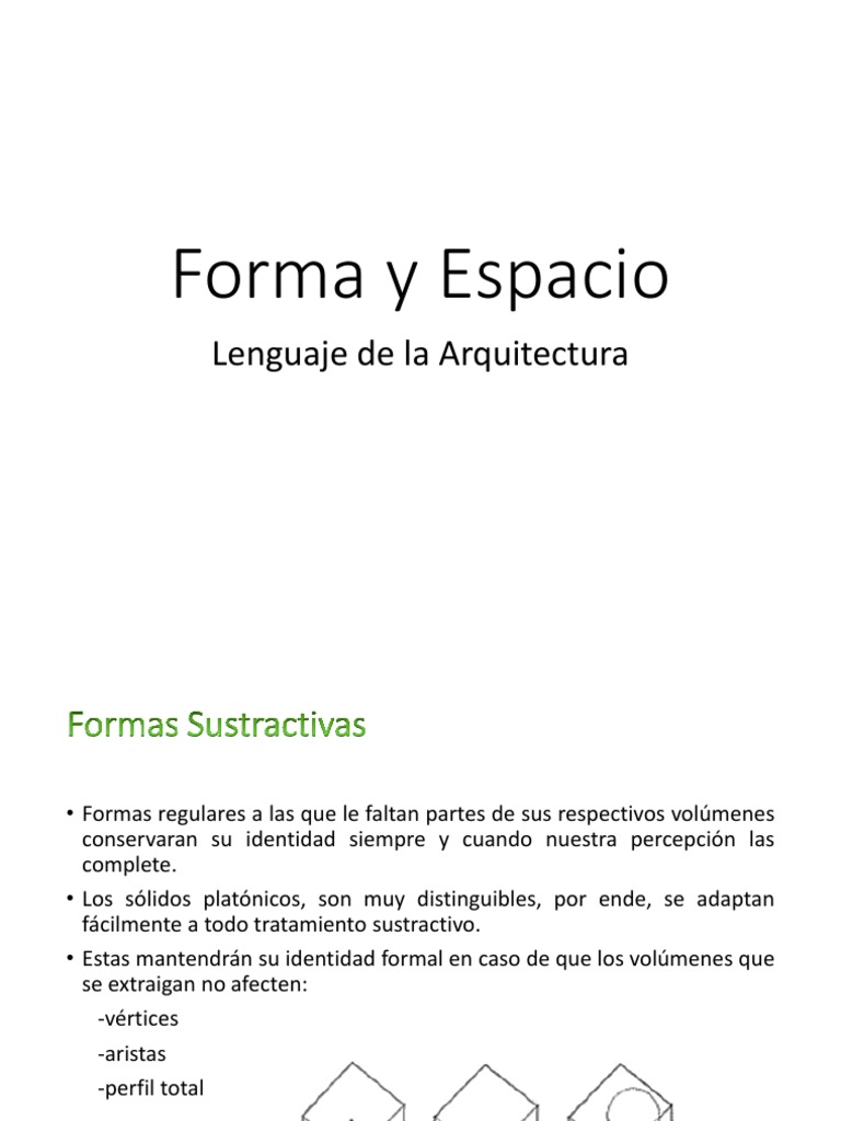 Arquitectura: Formas y Espacios | PDF | Volumen | Color