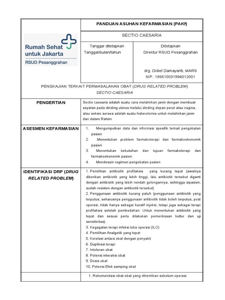 Panduan Asuhan Kefarmasian | PDF