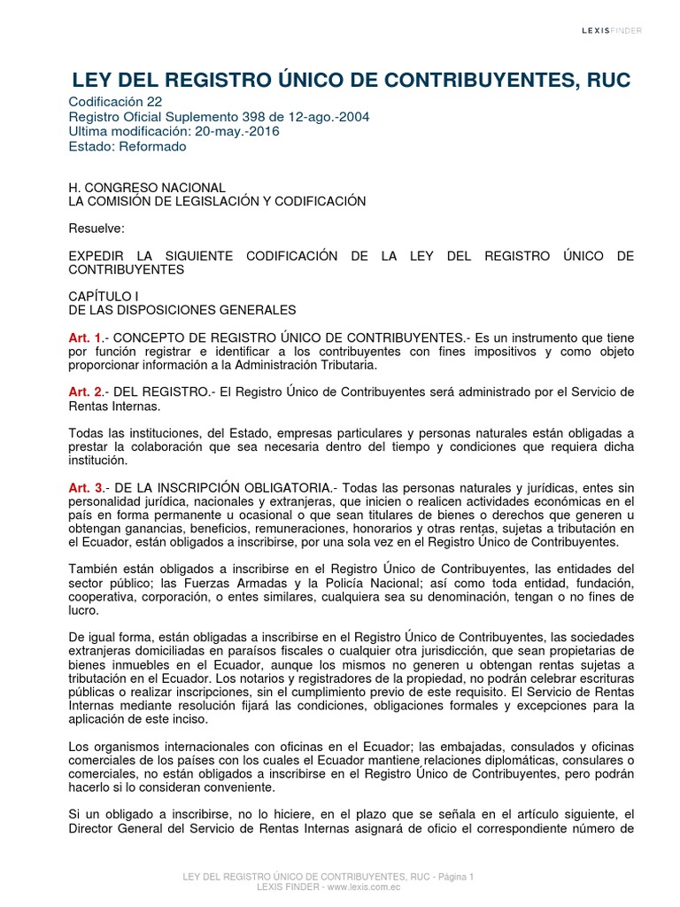 Ley Ruc | PDF | Gobierno | Justicia