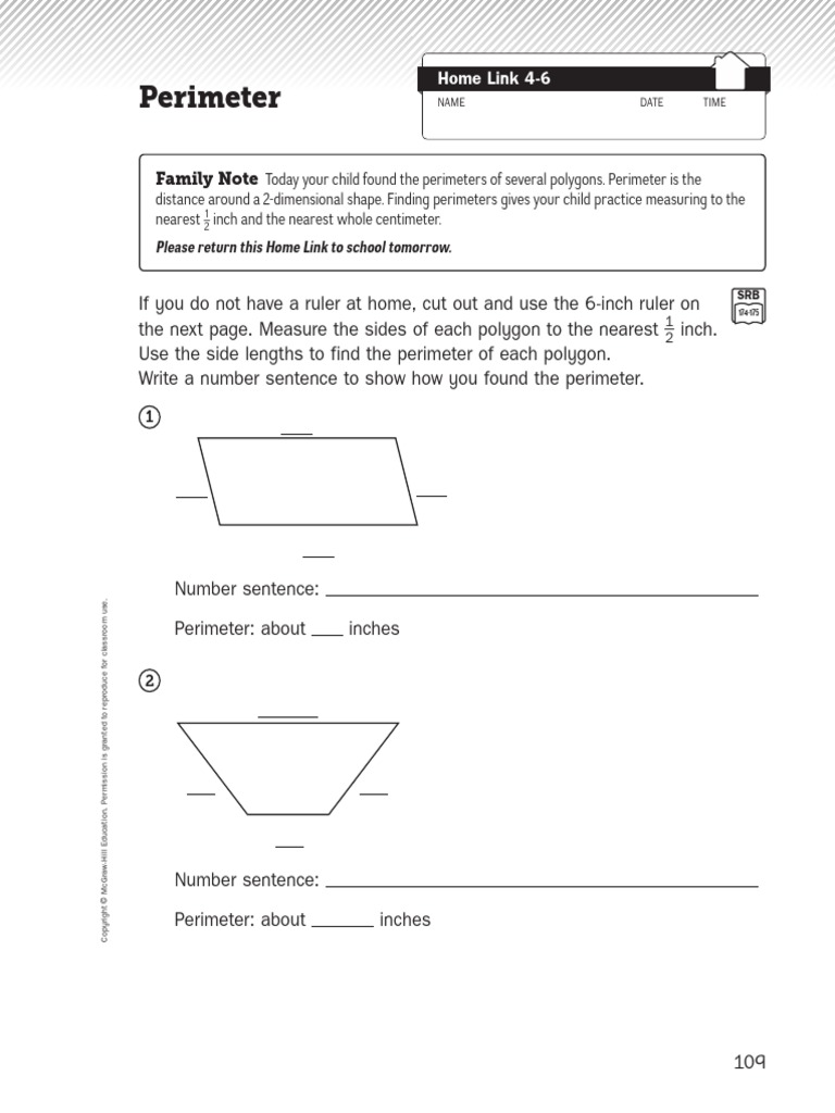 Home - Link - 4.6 Perimeter | PDF | Elementary Mathematics | Geometric ...