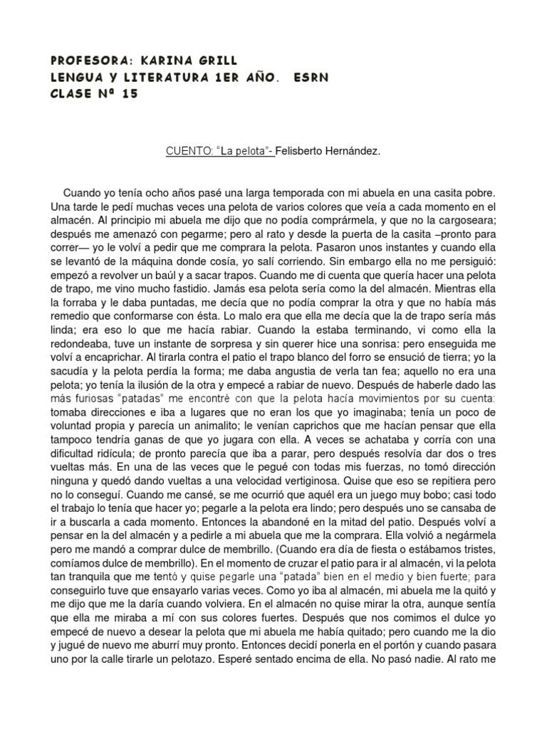 Clase 15 - Cuento Realista | PDF | Realismo literario | Cuentos