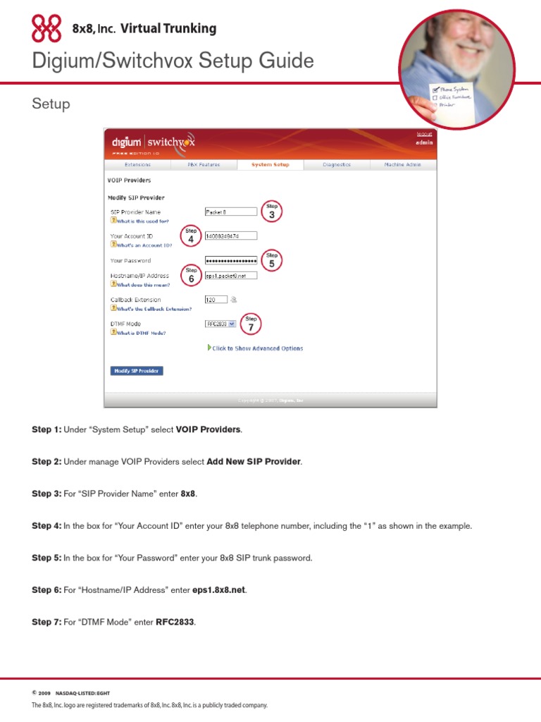 Digium Switchvox Ip Trunking Setup Guide | PDF | Session Initiation Protocol | Voice Over Ip