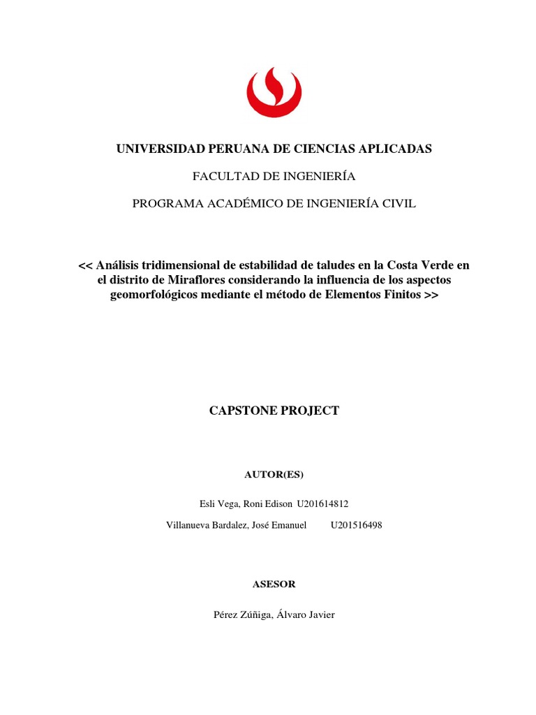 Formato F2 - Entregable Semana 12 | PDF | Suelo | Ecuaciones