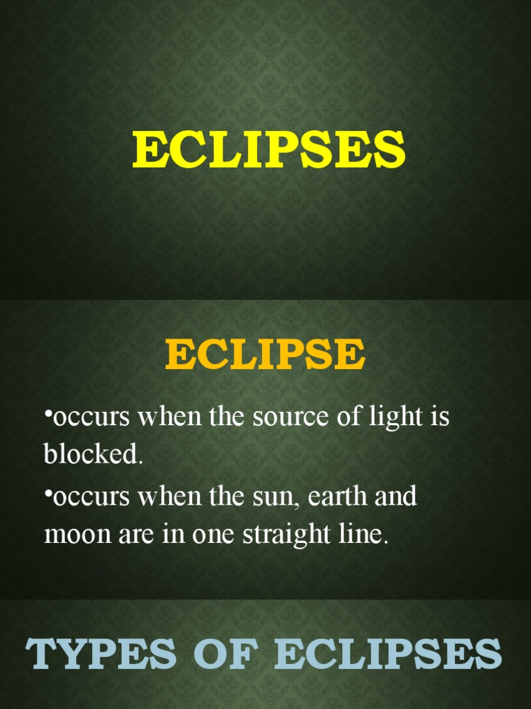 ECLIPSES | PDF