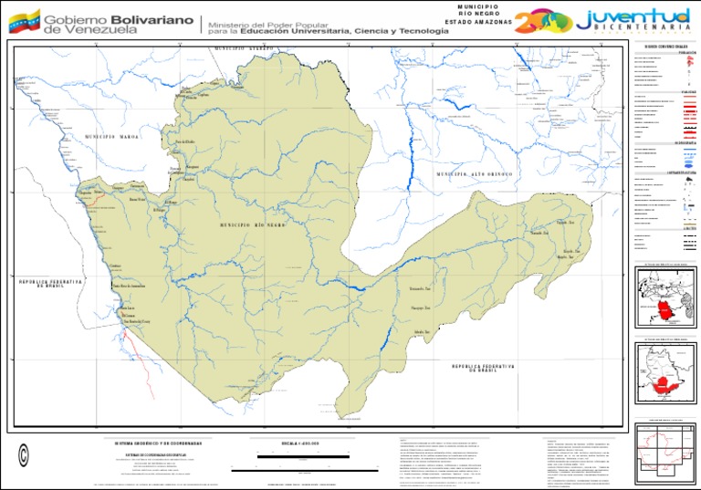 Mapa Base Rio Negro | PDF