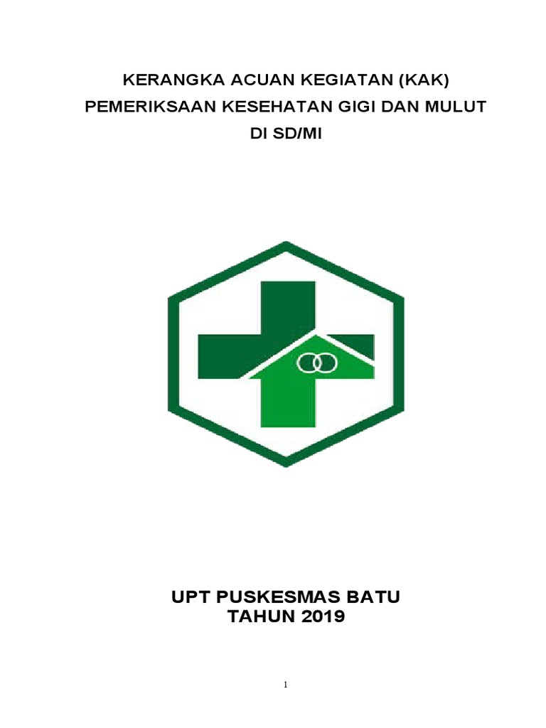 Kak Pemeriksaan Gilut SD N Mi | PDF