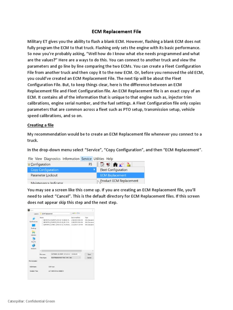 ECM Replacement File | PDF | Computer File | Computer Data