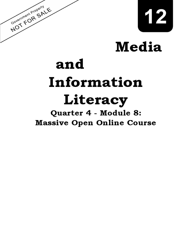 q4 Mil Module 8 Week 2 | PDF | Massive Open Online Course | Educational ...