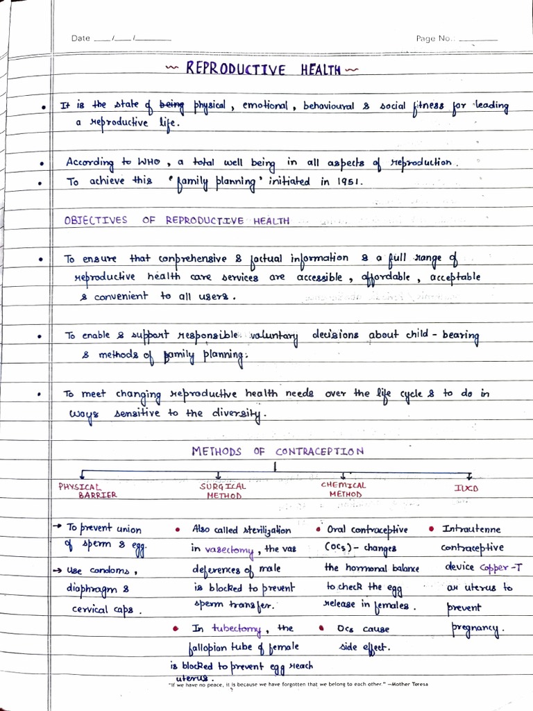 Biology 101 Reproductive Health | PDF | Reproductive Rights | Sex