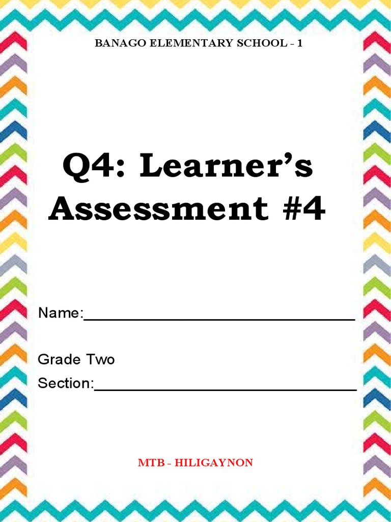 Q4 Learner's Assessment 4 | PDF
