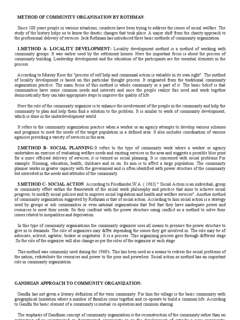 Community Organization | PDF | Community Organizing | Community