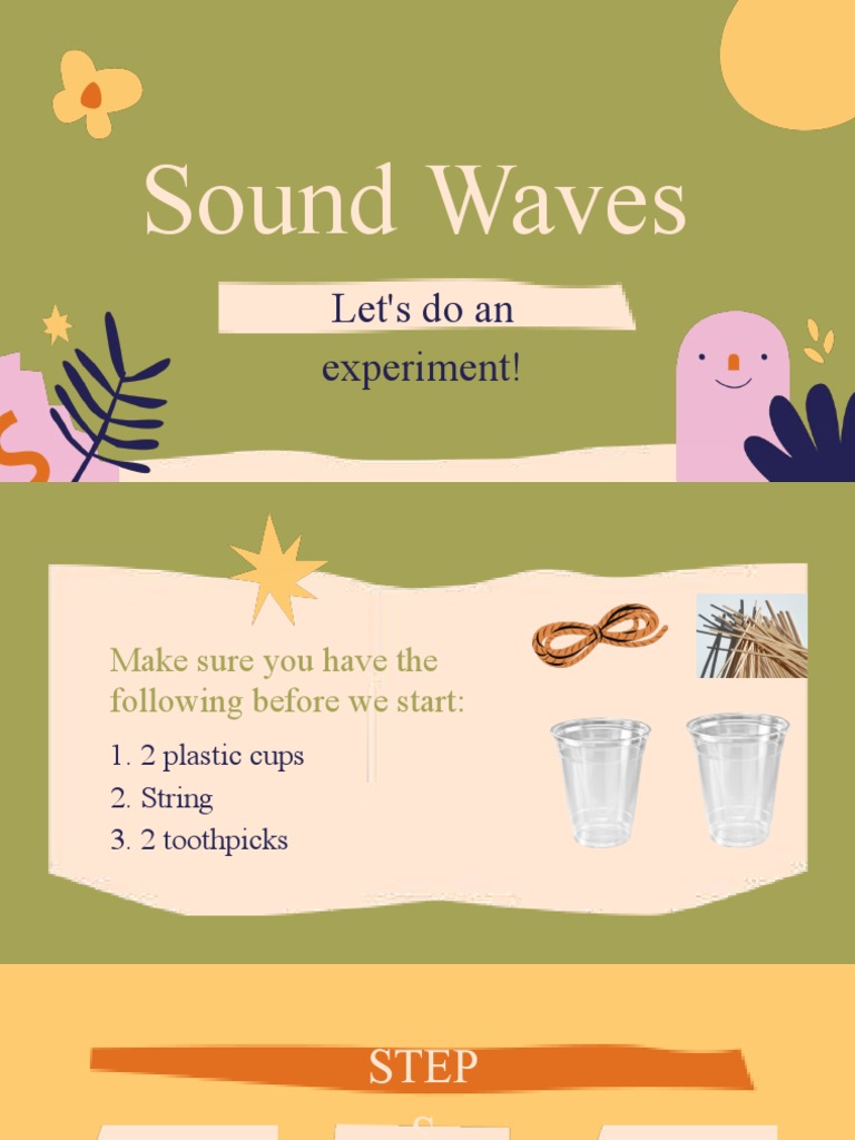 Sound Waves: Let's Do An Experiment! | PDF