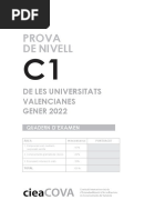 Prova Català Nivell B2 | PDF
