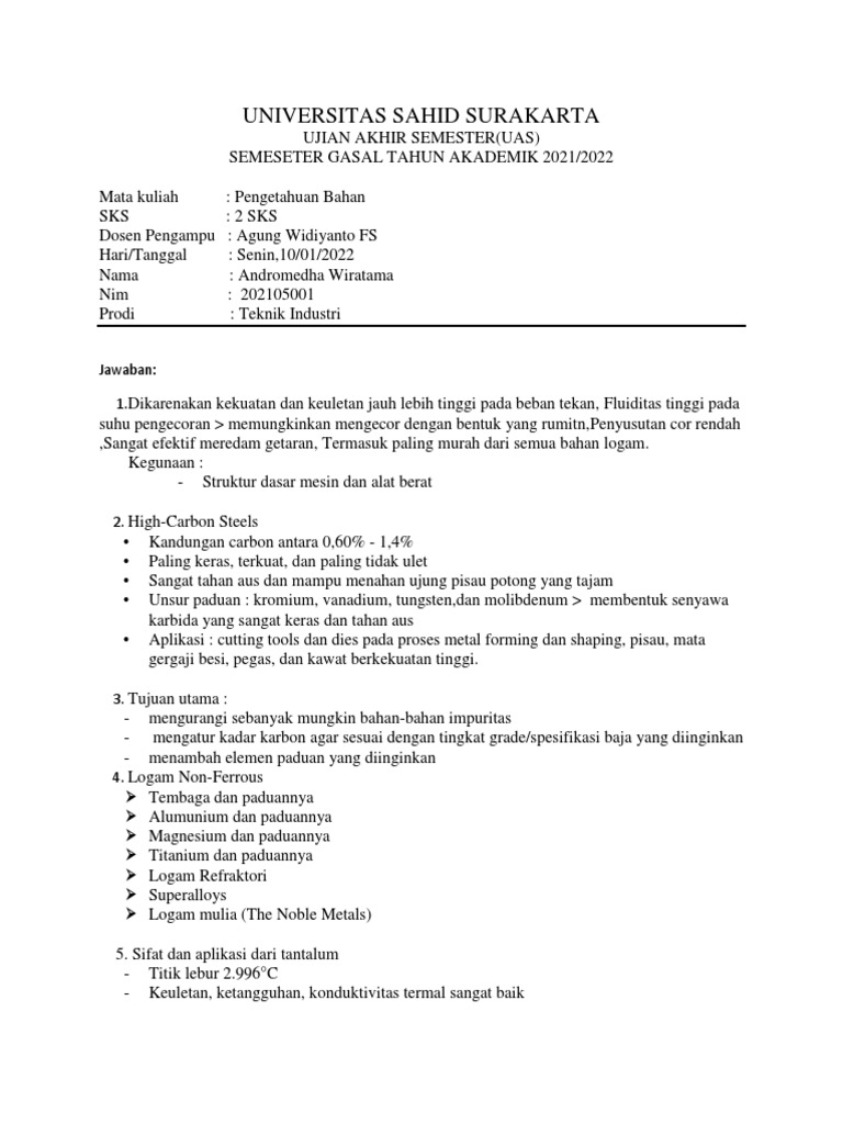 UAS PB - Andromedha Wiratama | PDF