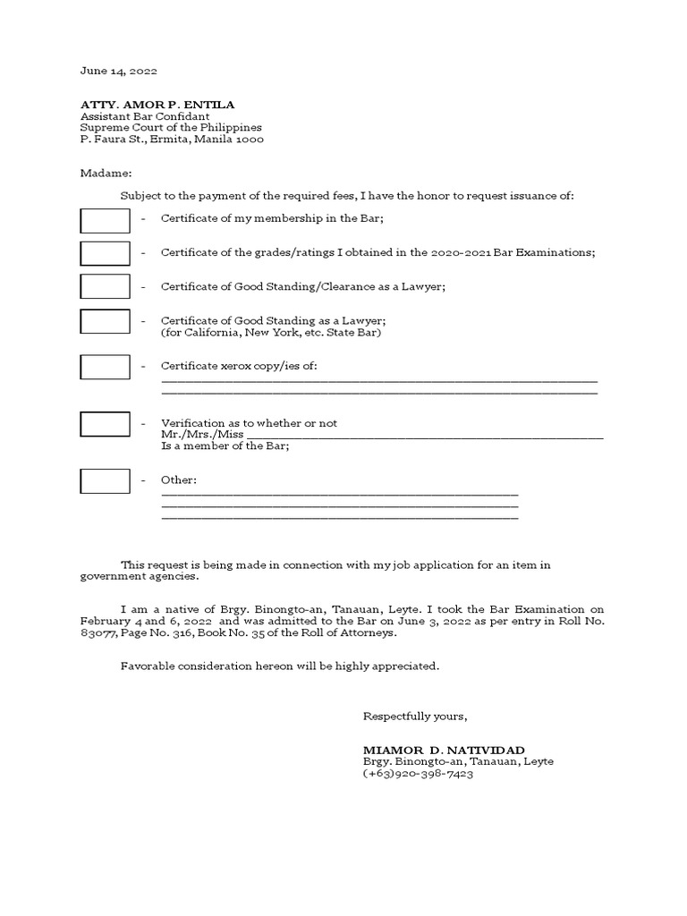 OBC Request Form | PDF