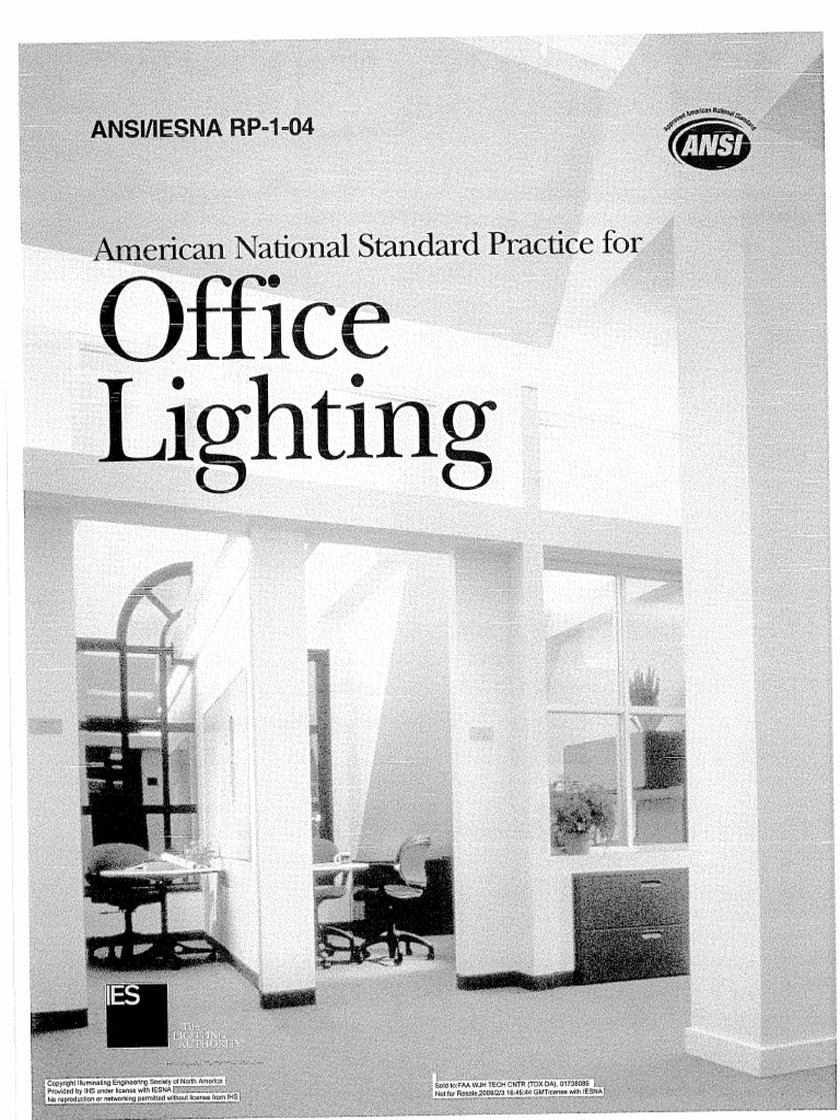 Ansi-Ies rp-1-04 | PDF