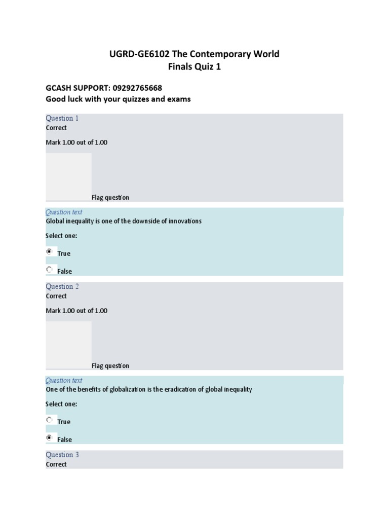 Globalization and Global Inequality Insights | PDF | Globalization ...