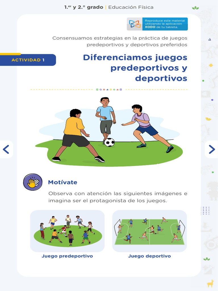 Aec Secundaria 1y2 Experienciadeaprendizaje7 Ef Act1 | PDF | Deportes ...