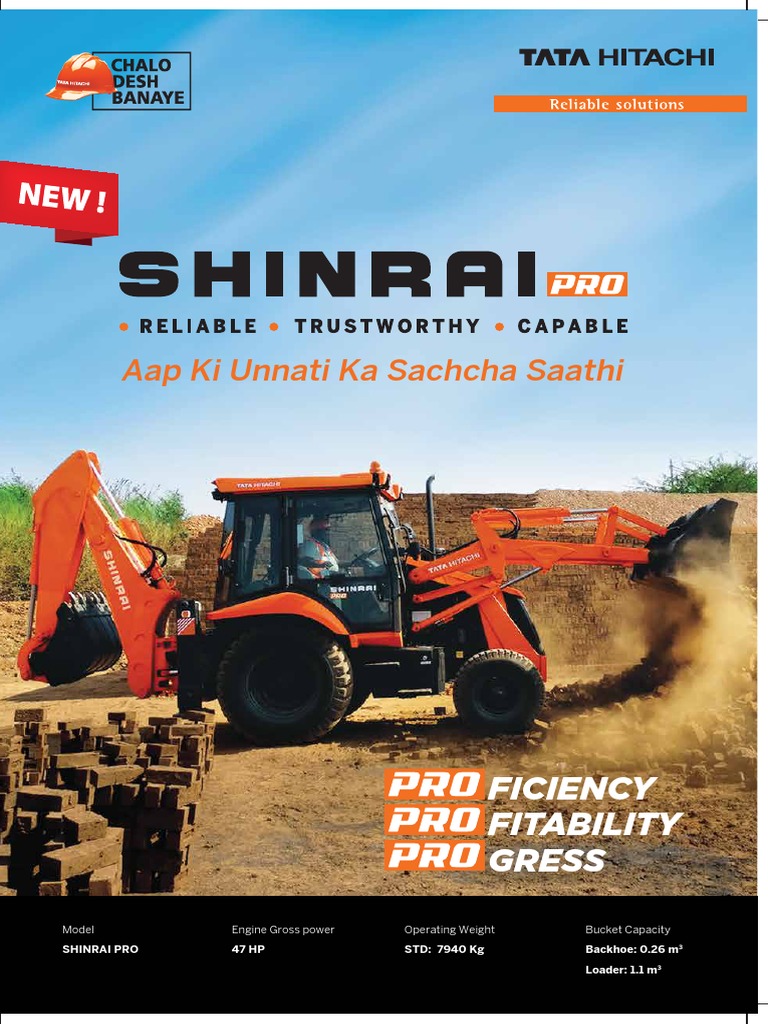 Shinrai Pro Brochure 2022 | PDF | Loader (Equipment) | Transmission ...