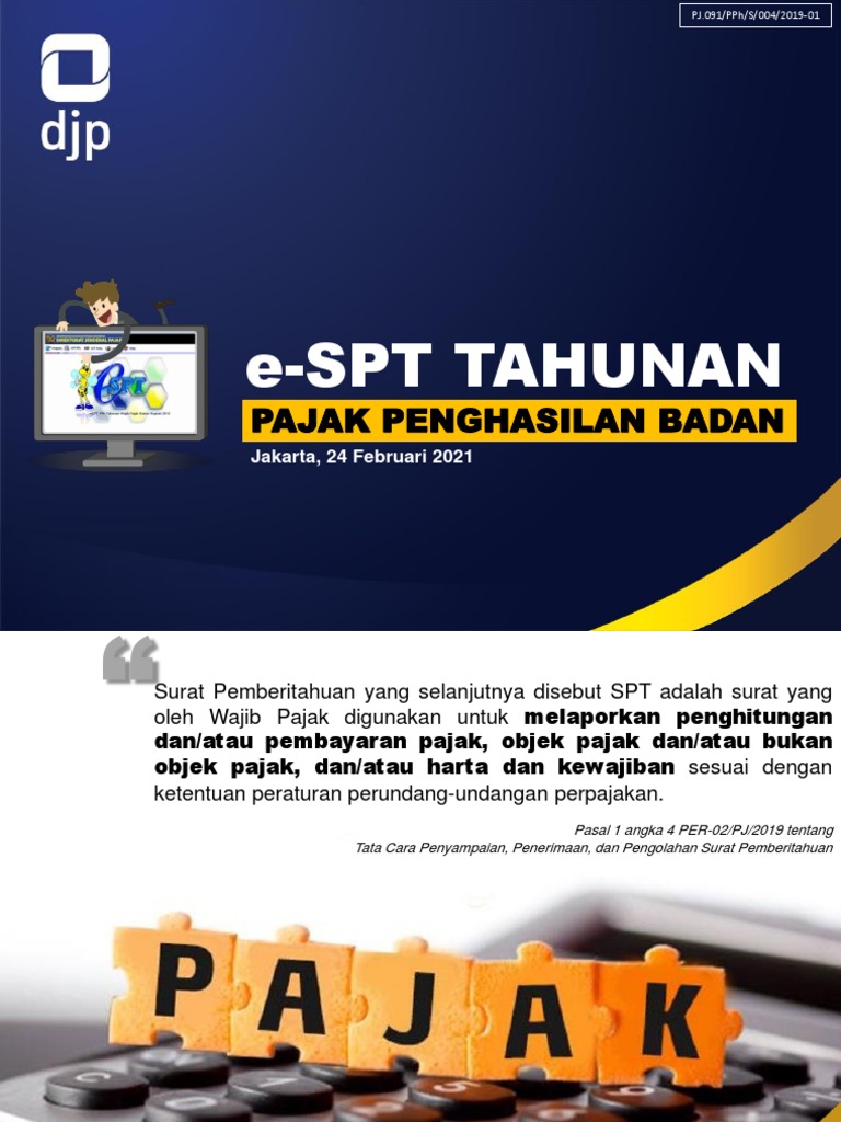 SPPH-04 e-SPT Tahunan PPH Badan | PDF
