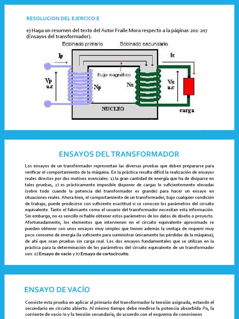 Maquinas Electricas | PDF | Transformador | Inductor