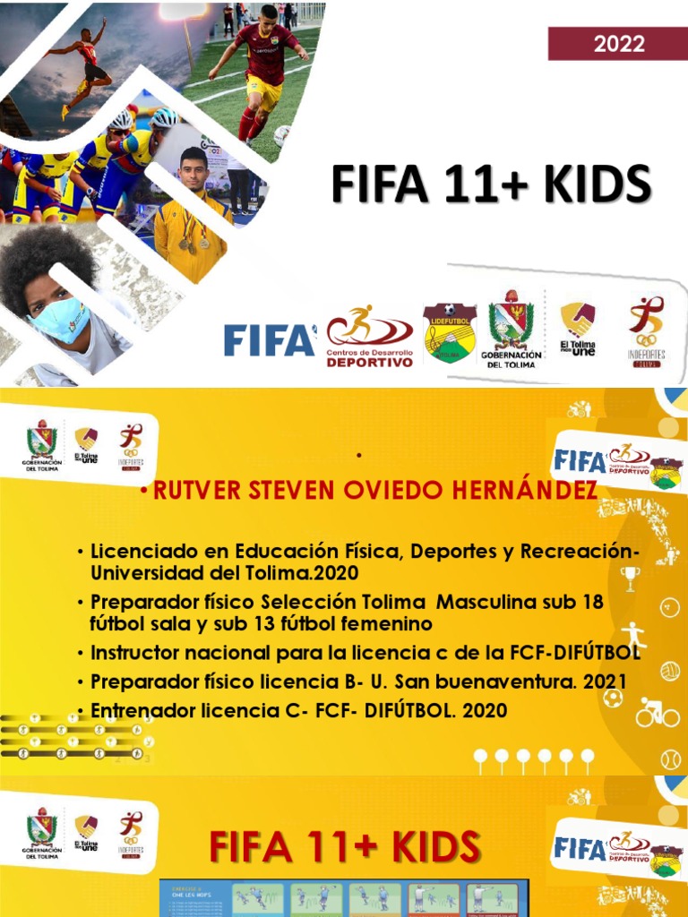 Programa FIFA 11+ KIDS para Fútbol Infantil | PDF