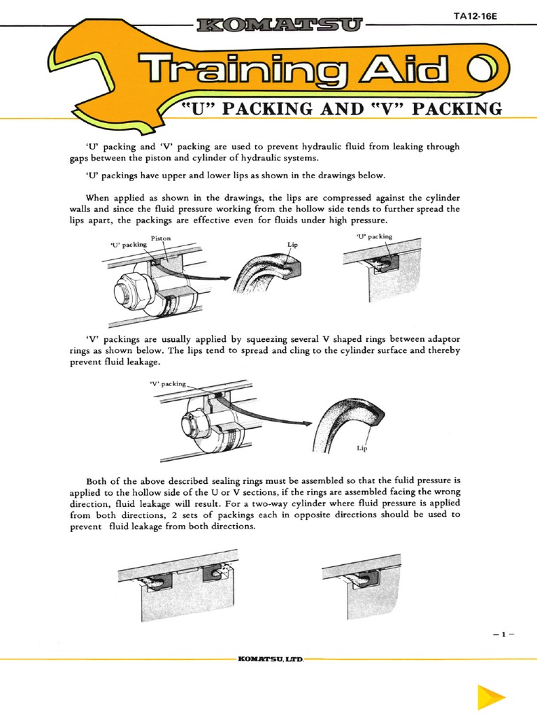U Packing and V Packing | PDF