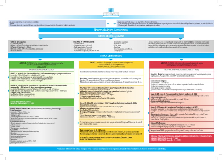 Flujograma-Neumonia Aguda | PDF | Neumonía | Cuidado de la salud