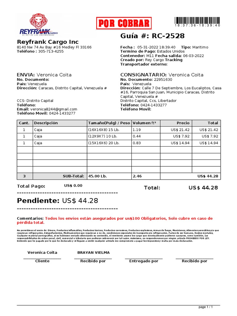 Invoice Report | PDF