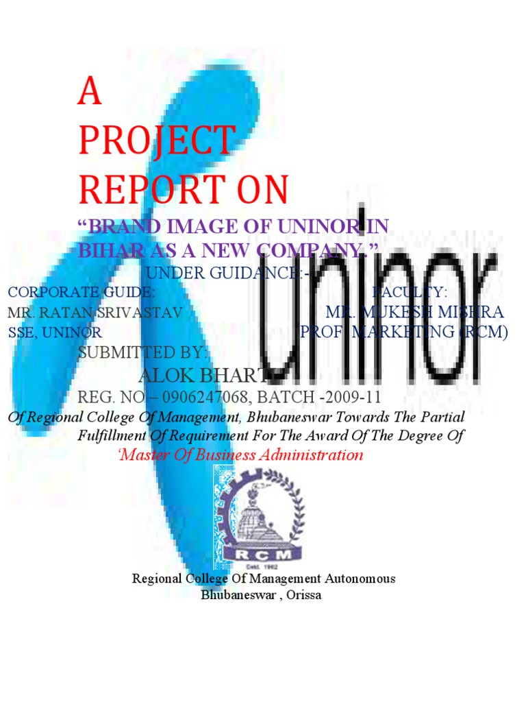 Uninor Project | PDF | Bric | 3 G