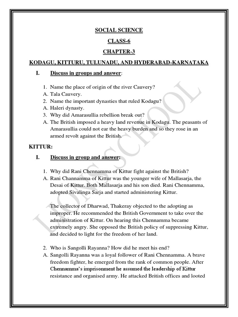 SOCIAL SCIENCE 6th STD CHAPTER 3 | PDF