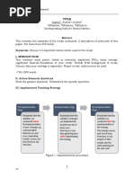 CBAR Format | PDF | Action Research | Data