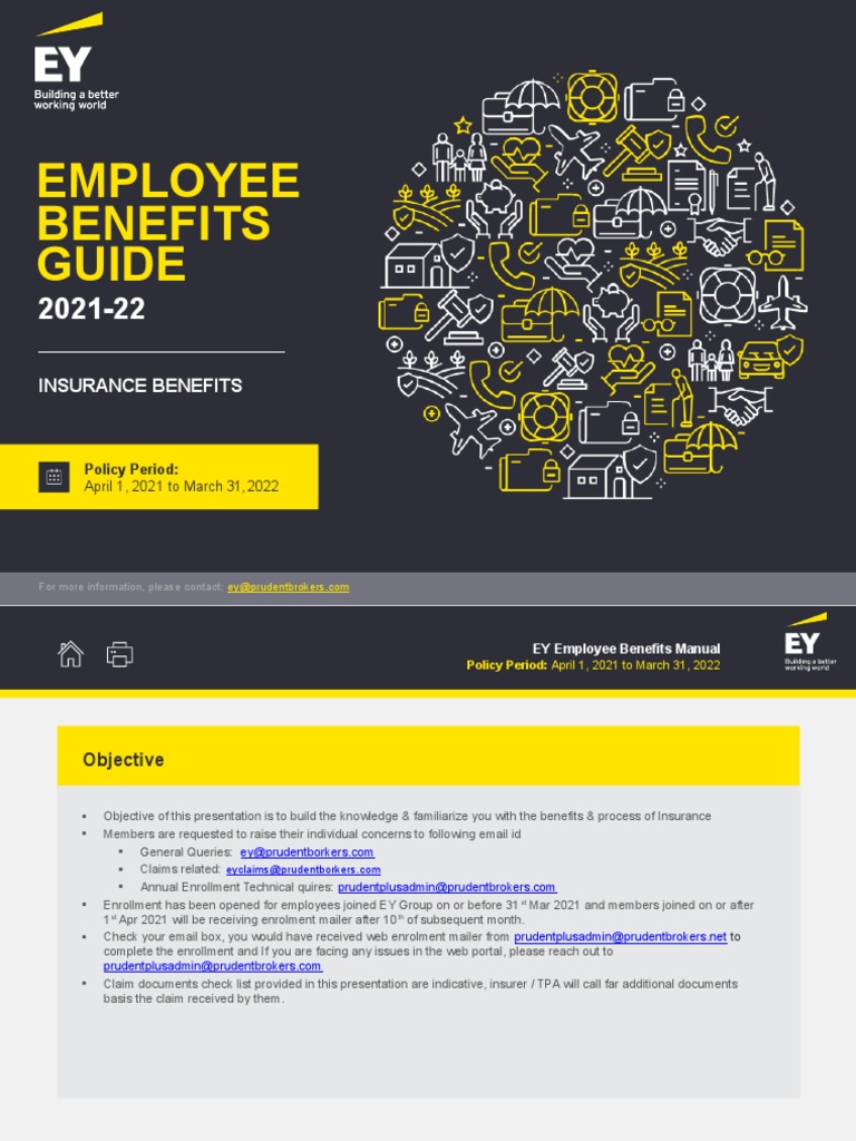 EY Employee Benefits Guide 2021-22 | PDF | Insurance | Hospital