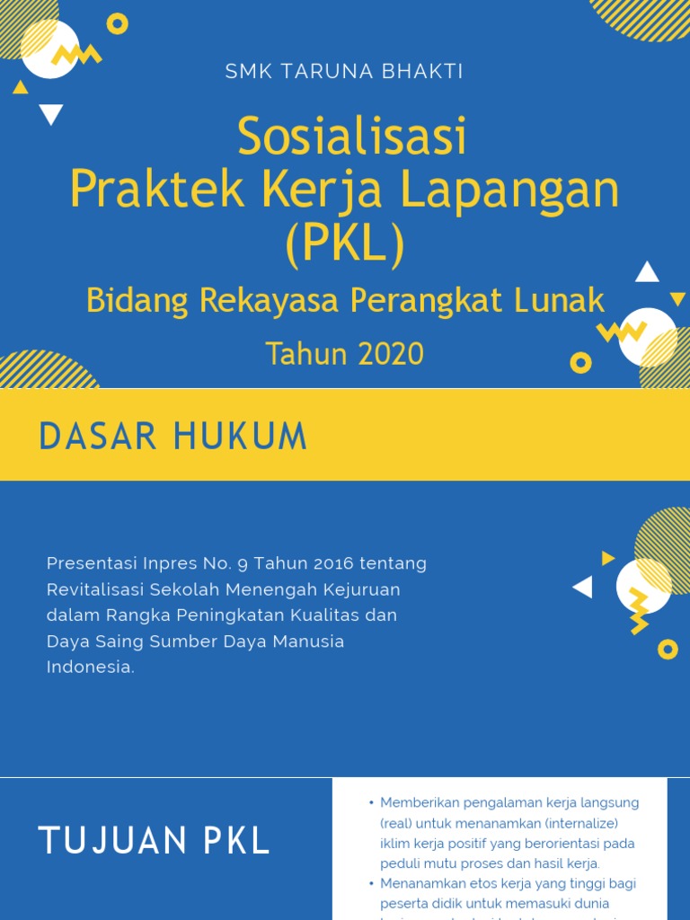 Sosialisasi PKL Di RPL | PDF