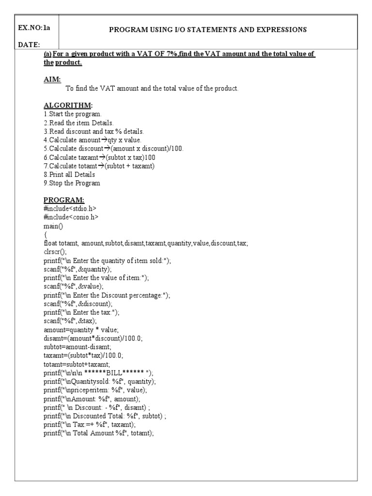 Cs3271 C Programming Labaratory Pdf Multiplication Pointer Computer Programming