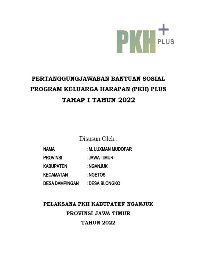 Sampul LPJ PKH Plus2022 | PDF