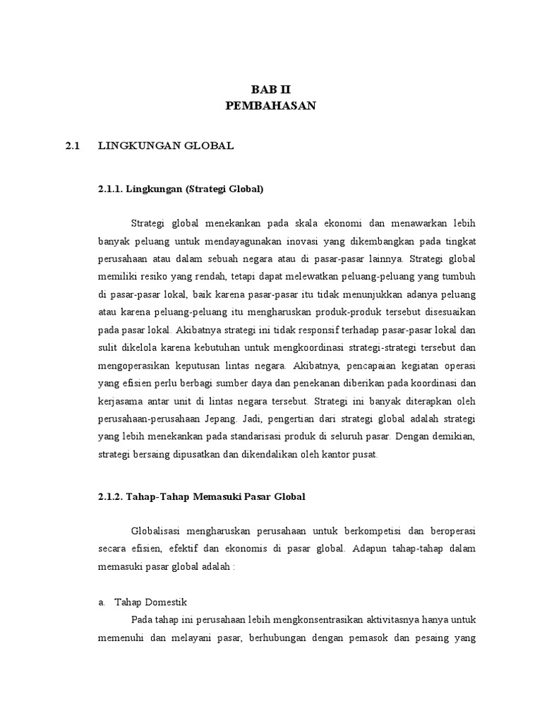 BAB II Pembahasan | PDF